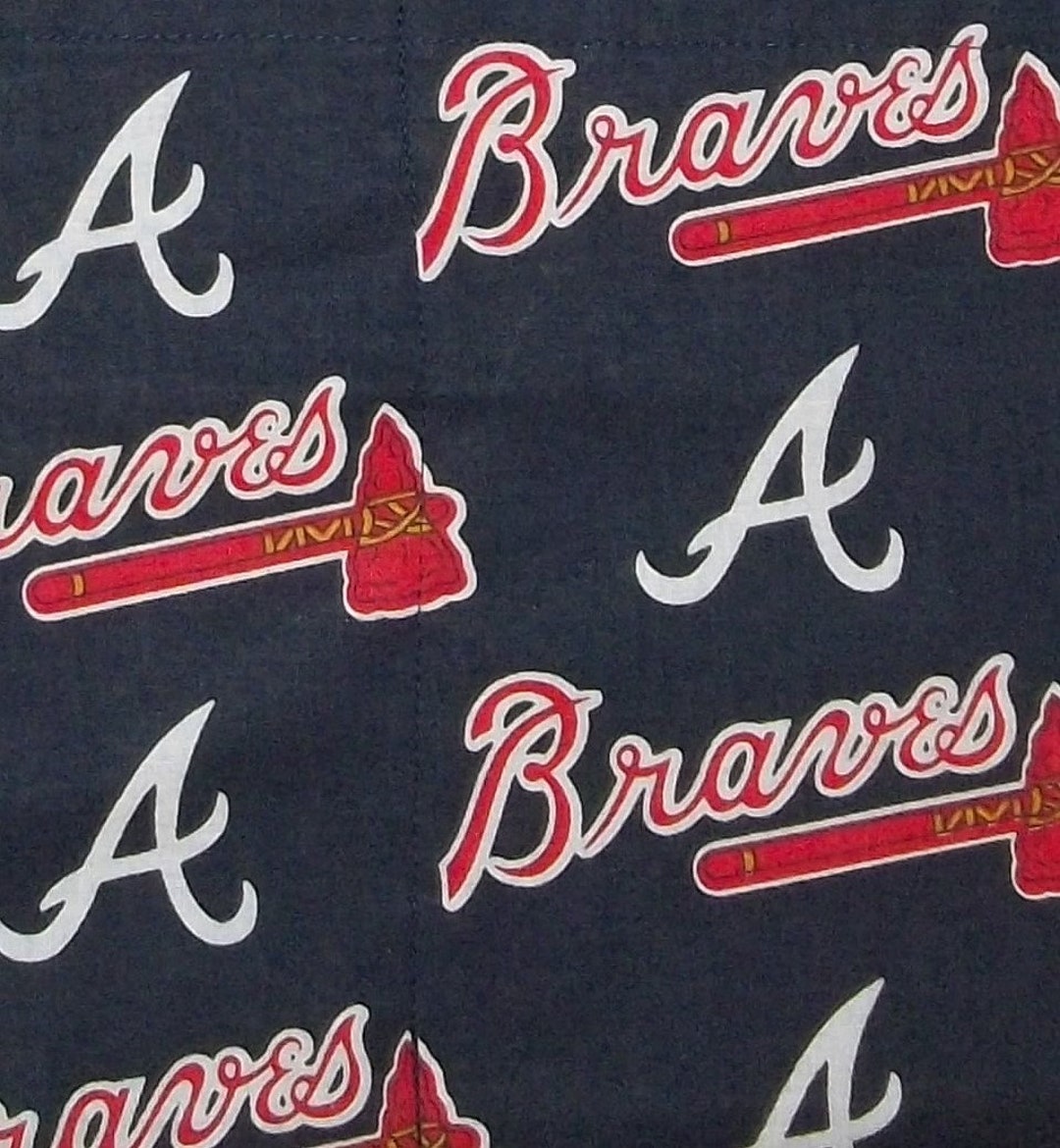 MLB ATLANTA Braves Handmade REVERSIBLE Server Waitress Waiter Half ...