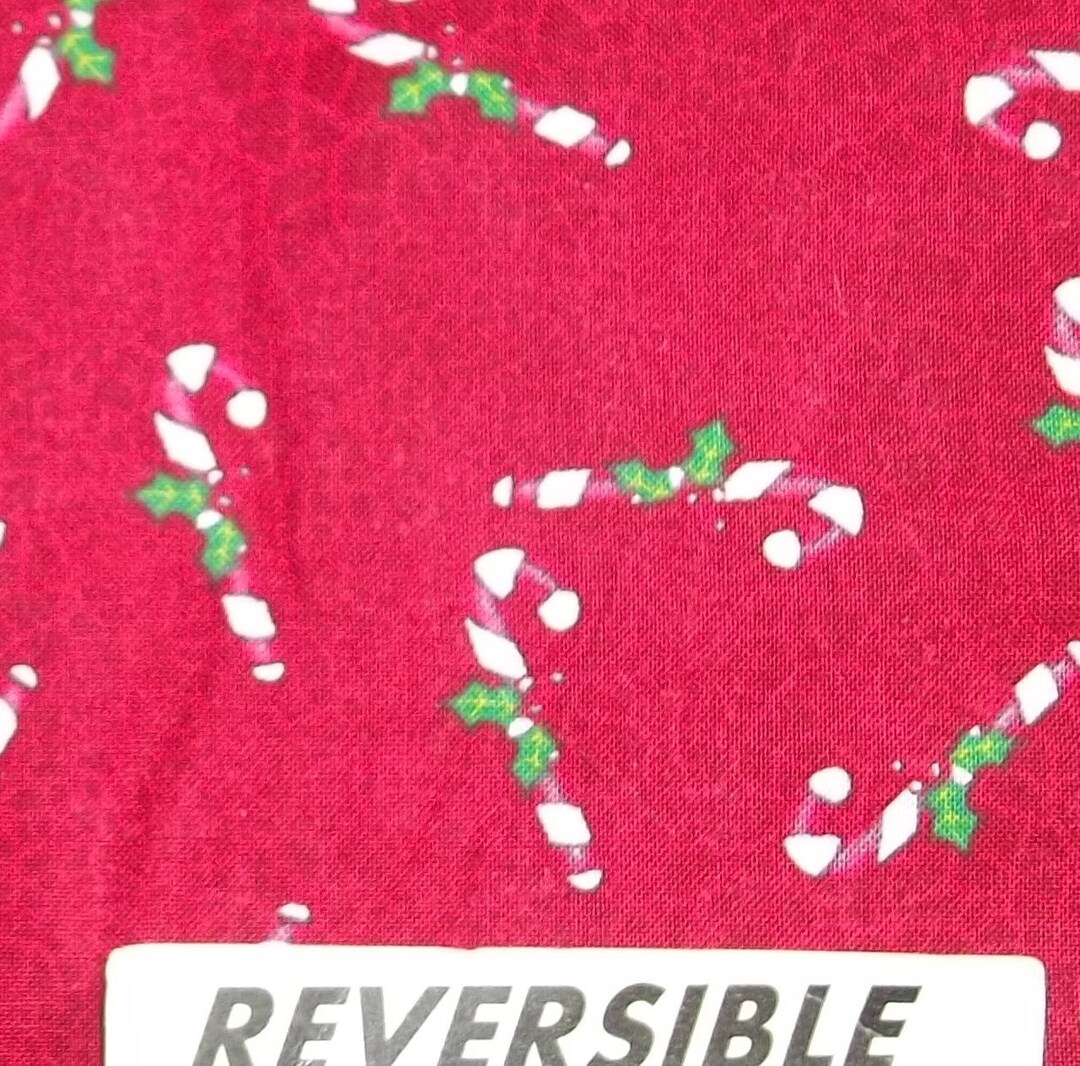 Christmas Candy Canes Reversible Server Waitress Waist Apron Three ...