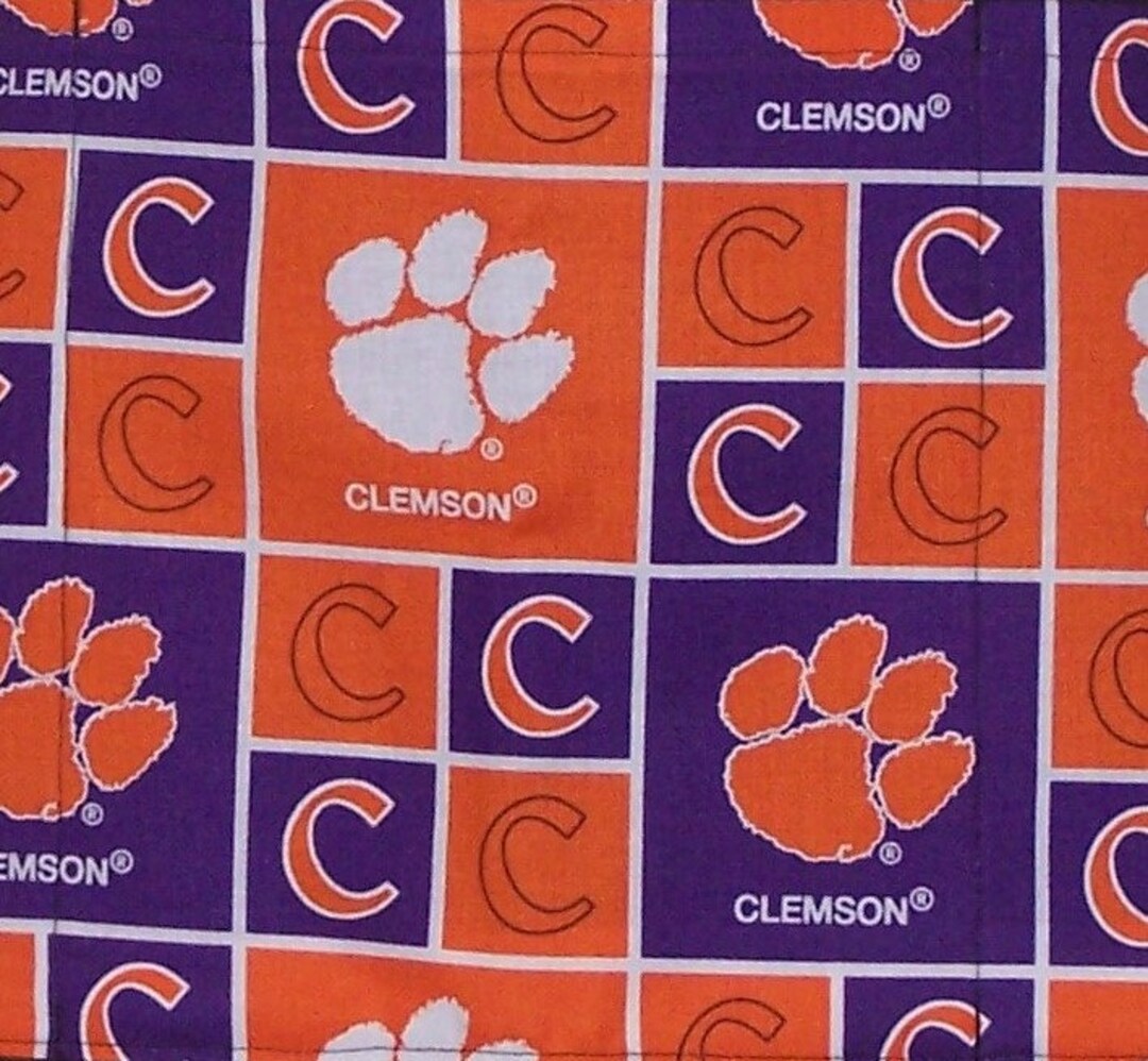 Clemson University Handmade REVERSIBLE Server Waitress Half Apron With ...