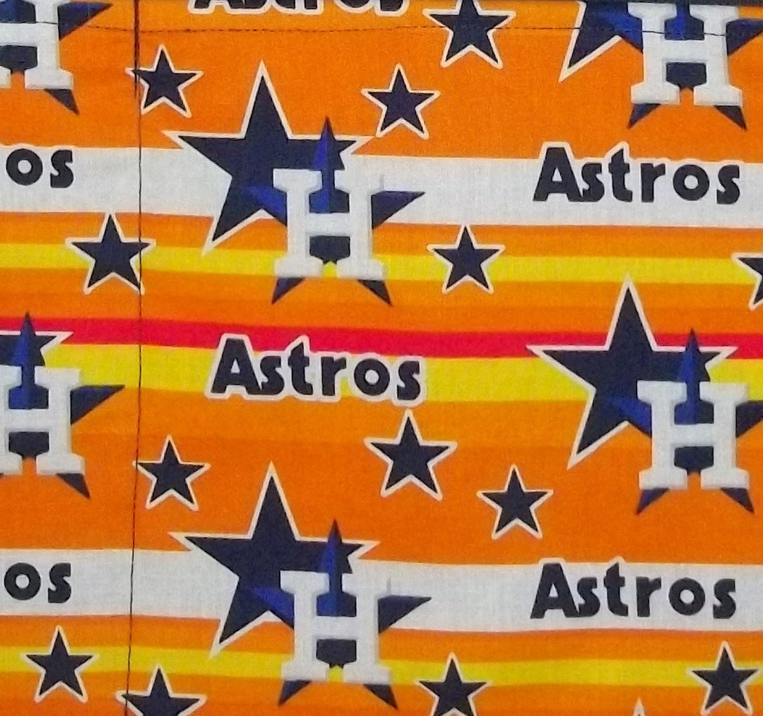 MLB HOUSTON ASTROS Handmade Reversible Server Waitress Half Apron With ...
