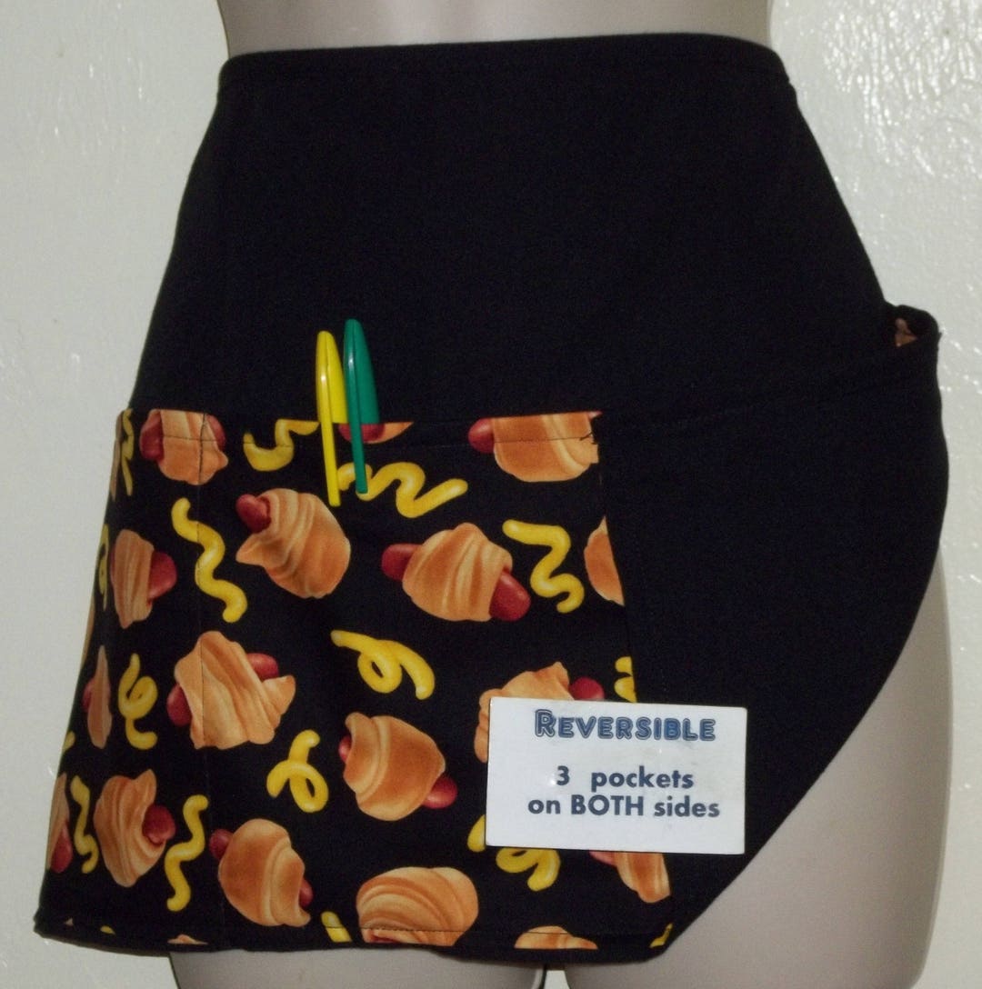 Pigs in a Blanket Handmade Reversible Server Waitress Waist Waiter ...