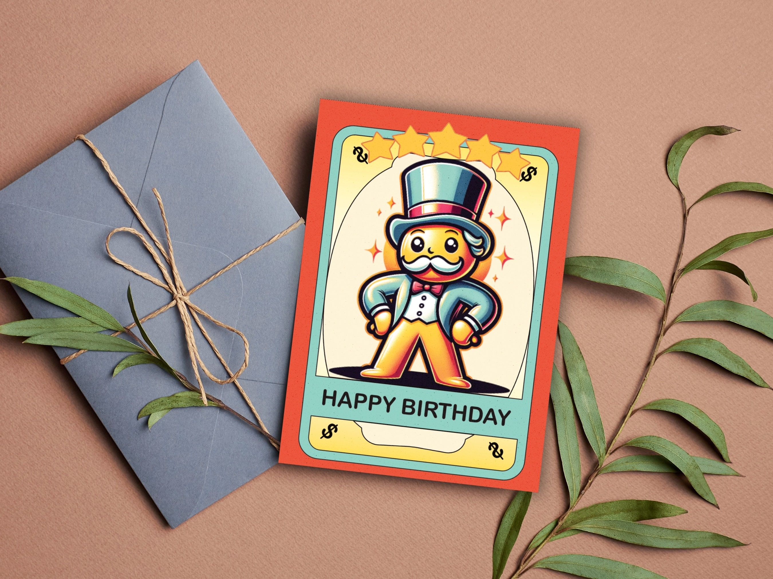 Monopoly Go Birthday Card Monopolygo Card for Friend Monopoly Card for ...