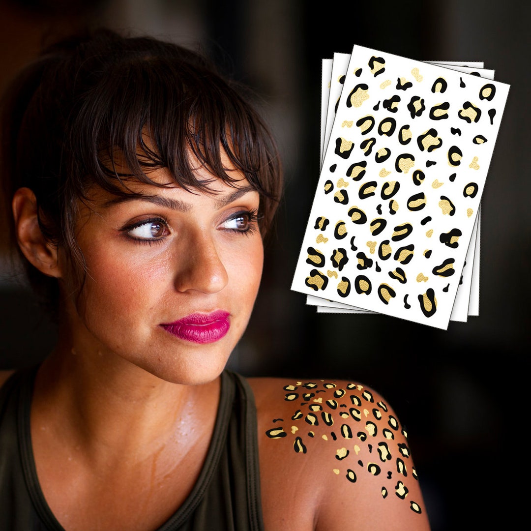 Gold Leopard Print 3-pack - Etsy