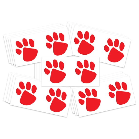 Red Print Paw Pack