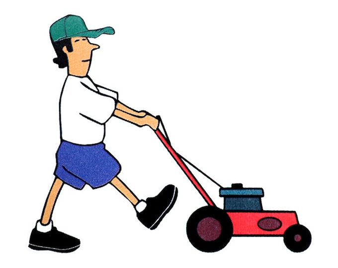 Lawn Mower Temporary Tattoo Sticker set of 2 - Etsy