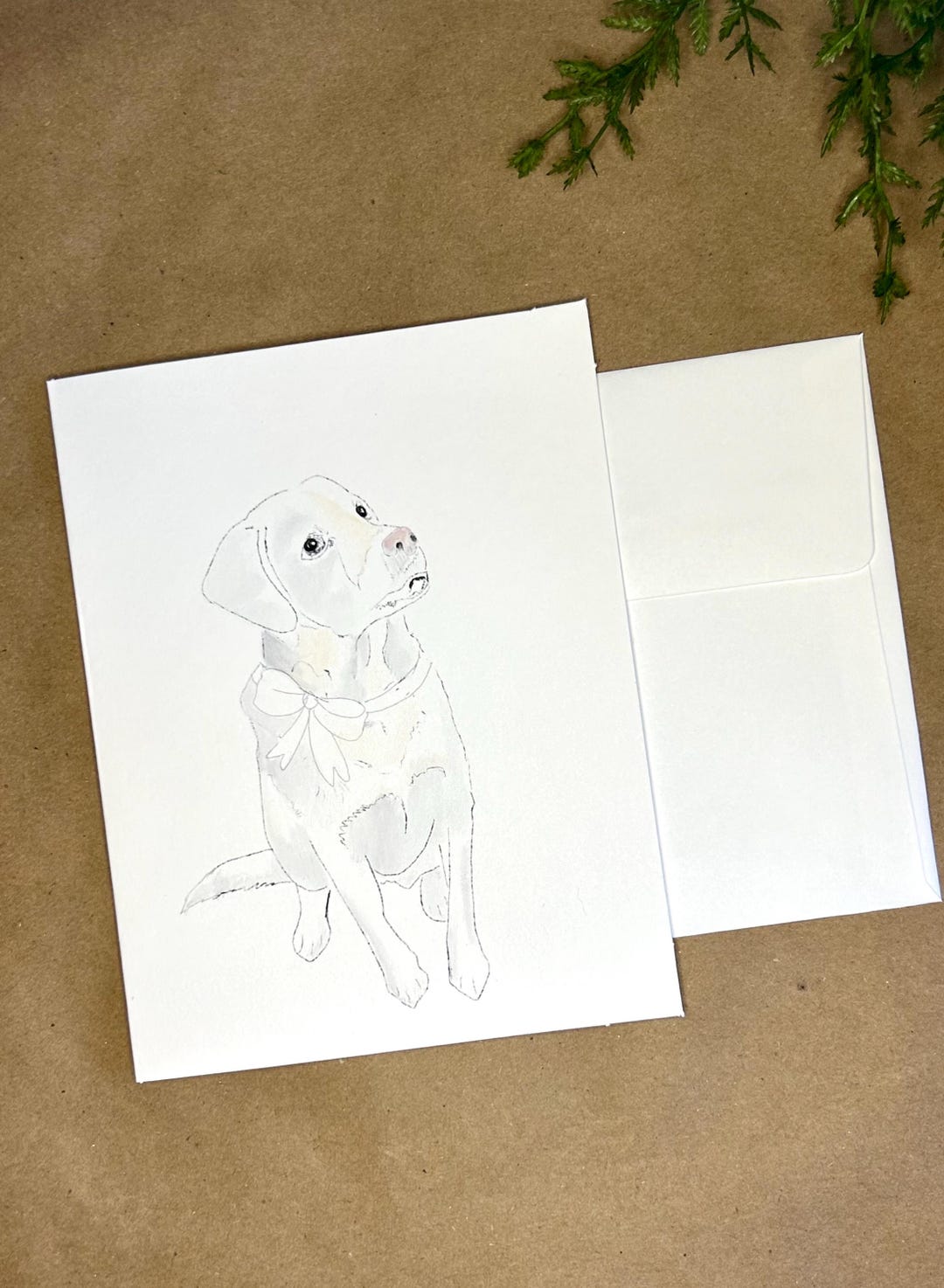 Personalized Pet Note Cards, Hand-drawn Pet Portrait, Pet Note Card Set ...