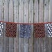 Halloween Fabric Flag Bunting Banner Garland Orange Black Cats Owls ...