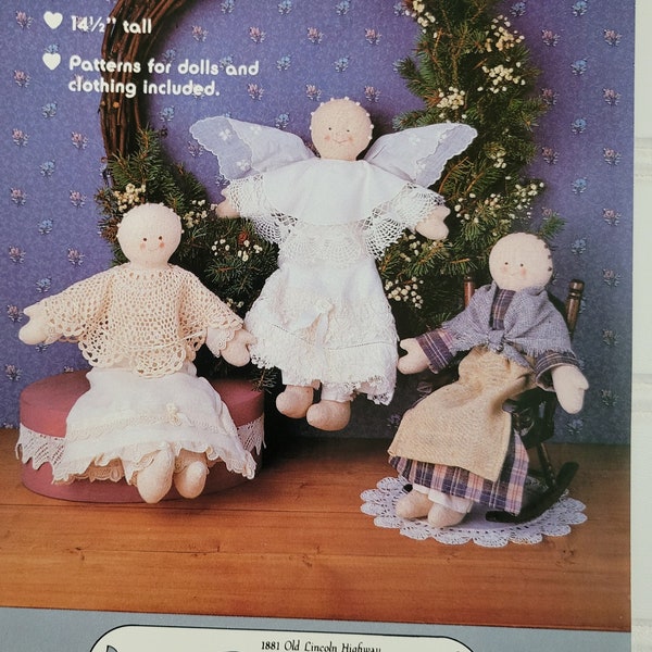 Primitive Angel Doll Patterns - Etsy