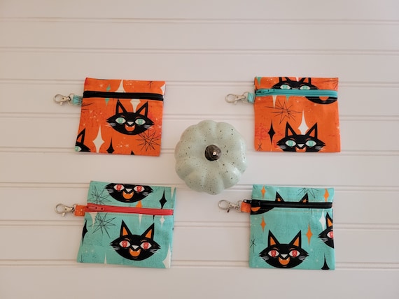 Small Clip on Change Purse Zip Bag Handmade With Cute - Etsy
