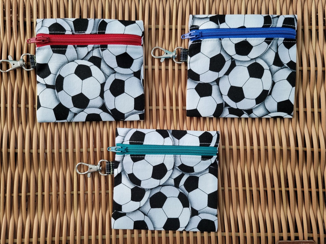 Small Clip on Change Purse Coin Pouch Zip Bag Handmade With - Etsy