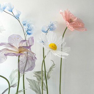 Colorful Vibrant Mix of Oversize Fabric Flowers ,stunning Mixture of ...