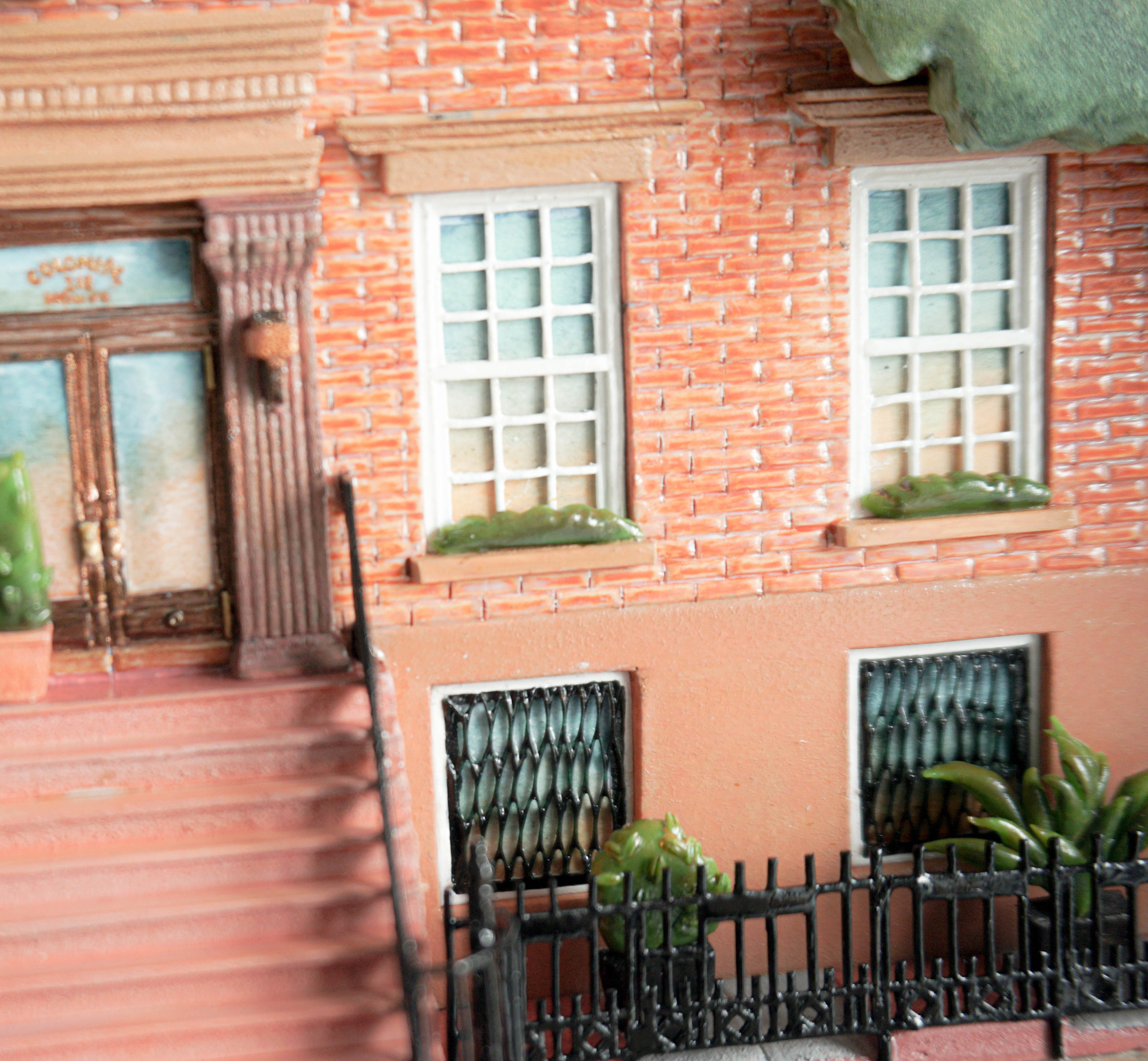 Custom Clay House Miniature, Framed 3D Figurines for Keepsakes ...