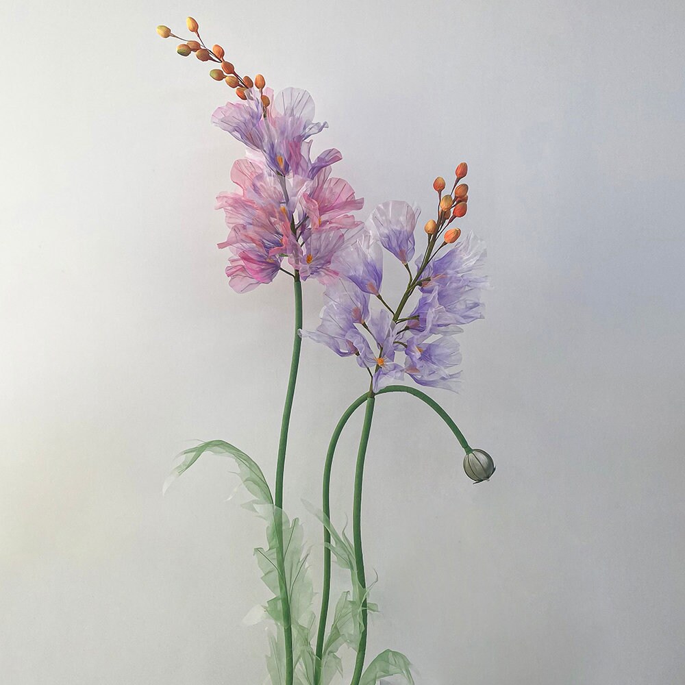 Oversized Whimsical Floral Display, Custom-made Set of 13 Giant Blooms ...