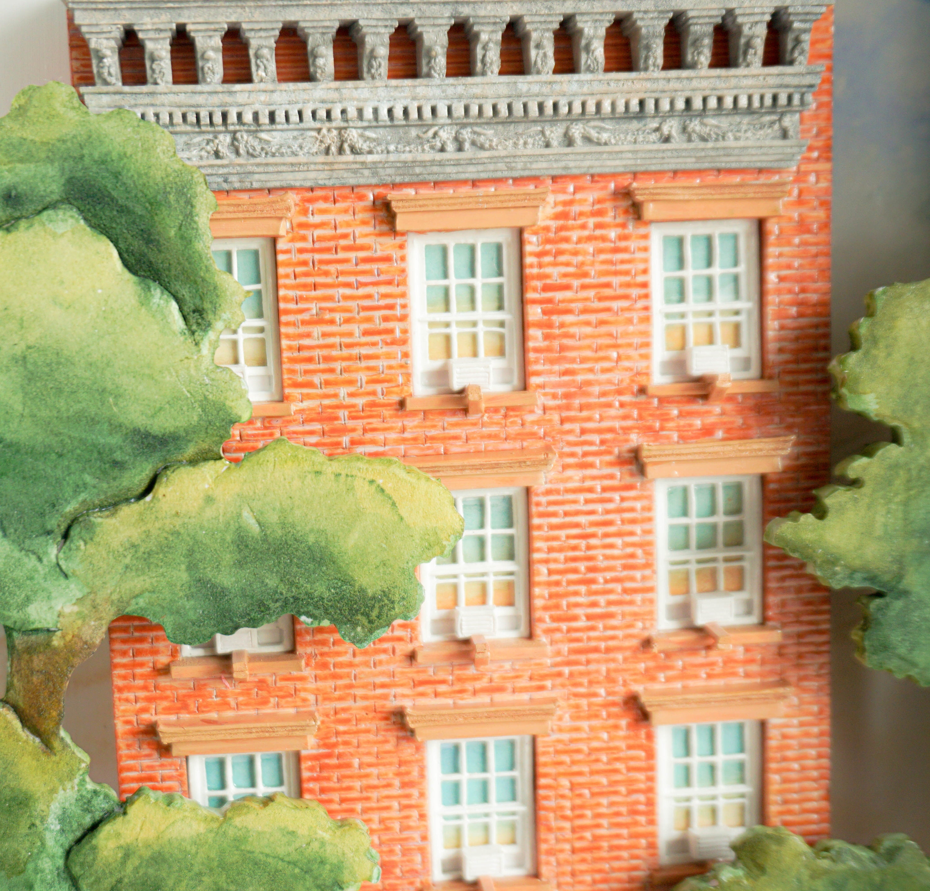 Custom Clay House Miniature, Framed 3D Figurines for Keepsakes ...