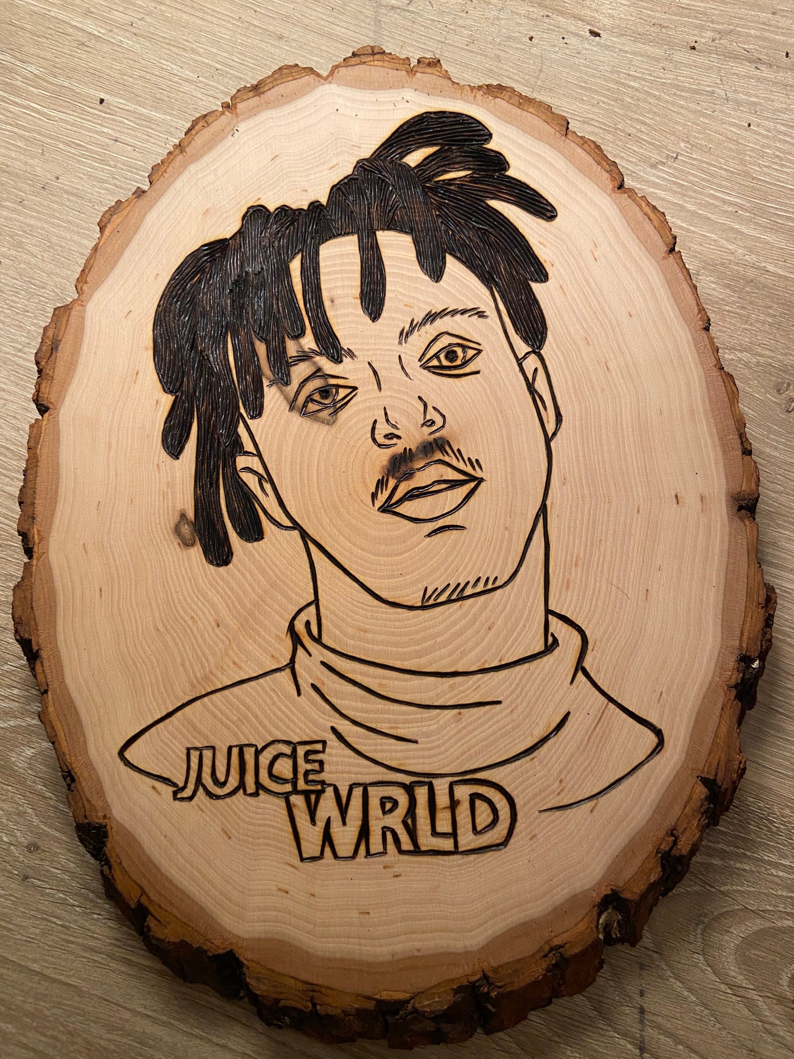 Singer / Artist Portrait Woodburning (customs/not Listed: Contact ...