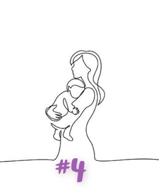 Baby (with Parents) Line Drawing Woodburning (several Options) - Etsy
