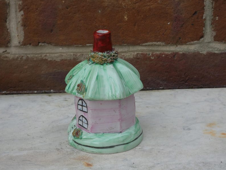 Antique Victorian Staffordshire Pottery Cottage Pastille Burner - Etsy