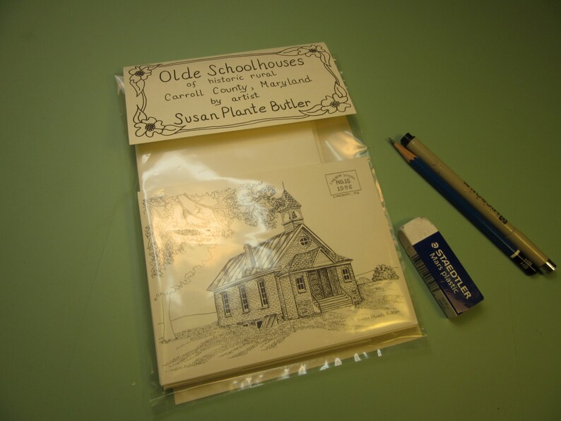 Olde Schoolhouse Notecards Are an Ideal Gift for Teachers, Educators ...