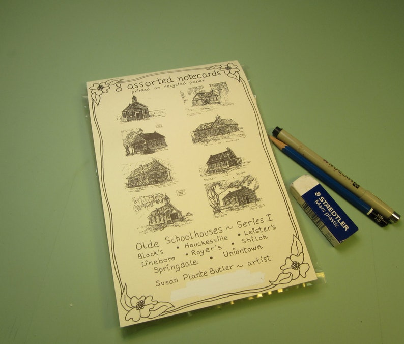 Olde Schoolhouse Notecards Are an Ideal Gift for Teachers, Educators ...