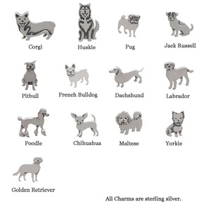 Personalized Dog Tag With French Bulldog Charm | Pit Bull, Pug, Corgi ...
