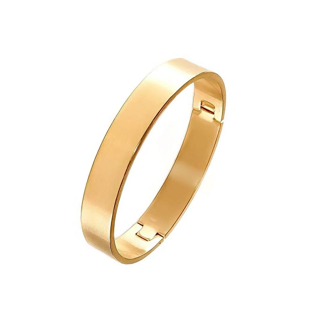 BG1200G B.tiff Gold Simplicity Matte Bangle Bracelet - Etsy