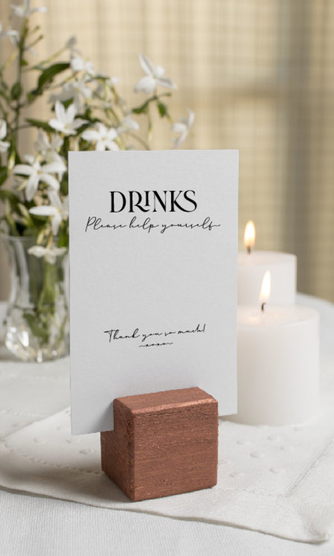 Drinks Table Sign Sign for Wedding Bar Printable Sign Digital Download ...