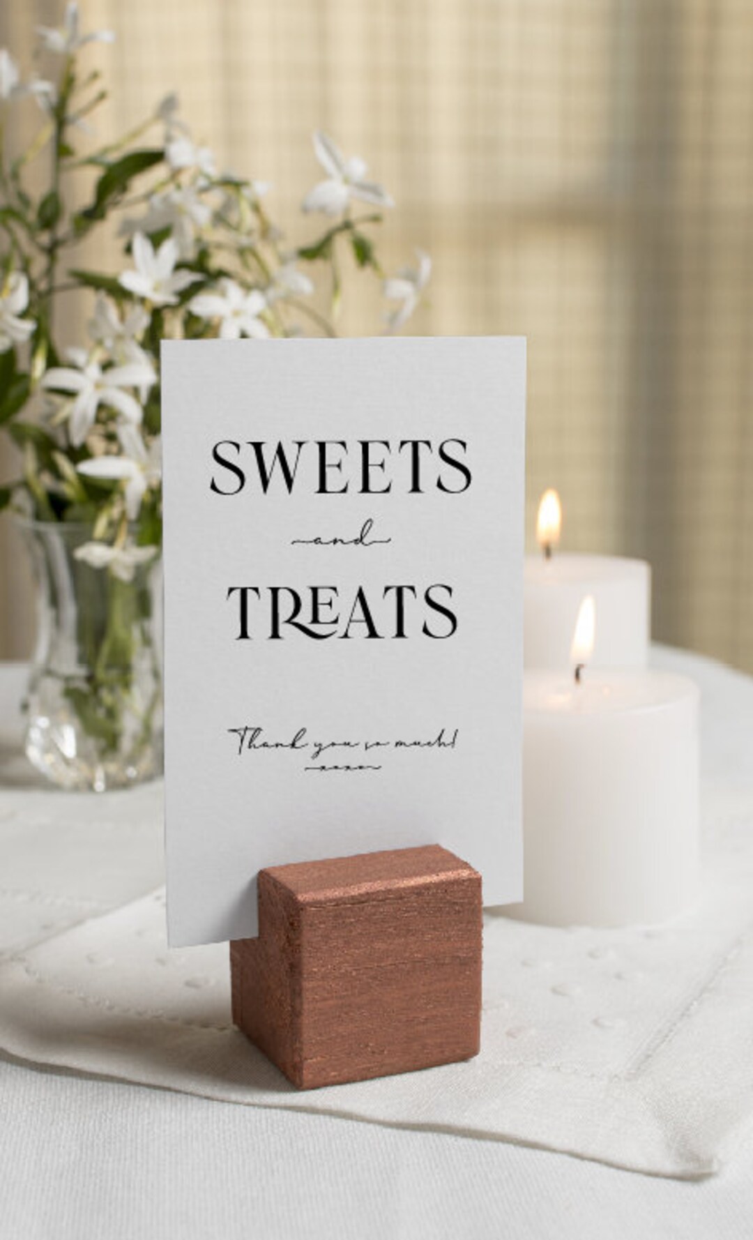 Sweets and Treats Table Sign Sign for Wedding Dessert Table Printable ...