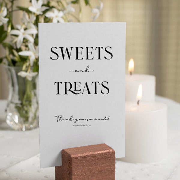 Sweets Table Sign - Etsy