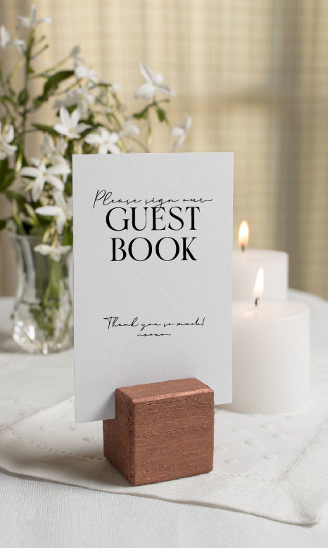 Guest Book Table Sign | Sign for Guest Book Table | Printable Sign ...