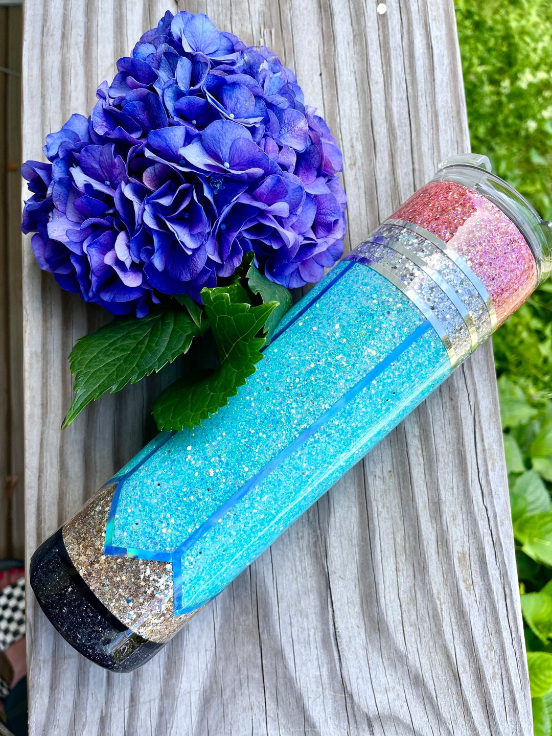 Light Blue Teacher Pencil Glitter Tumbler (teacher Appreciation) - Etsy
