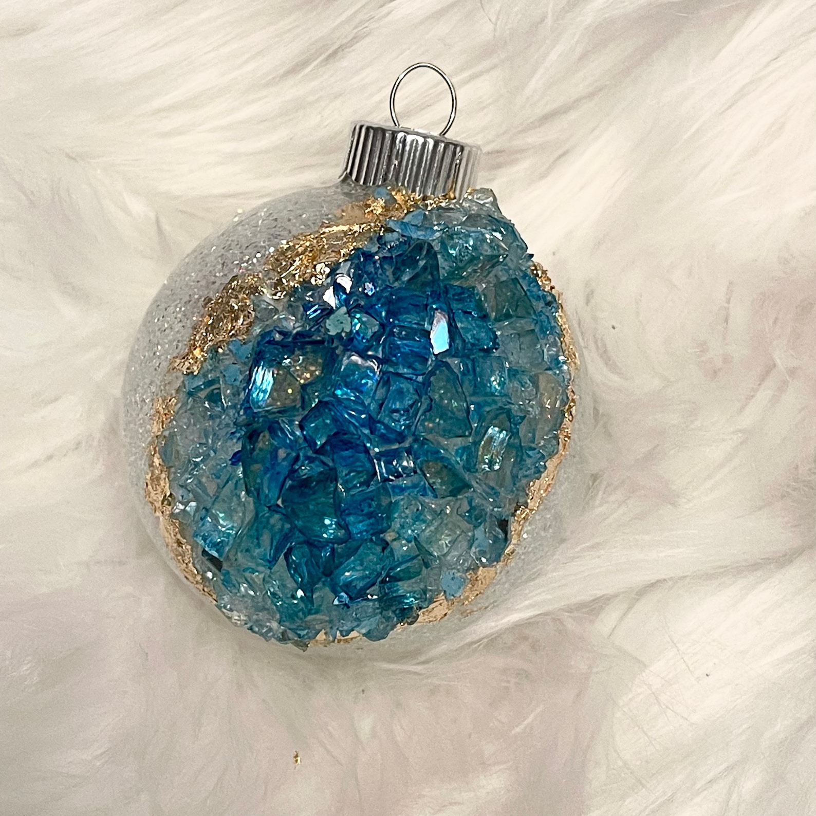 Geode Christmas Holiday Tree Ornament - Etsy
