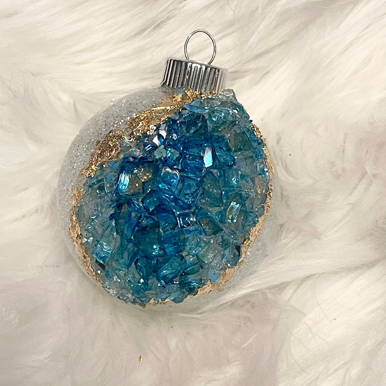 Geode Christmas Holiday Tree Ornament - Etsy