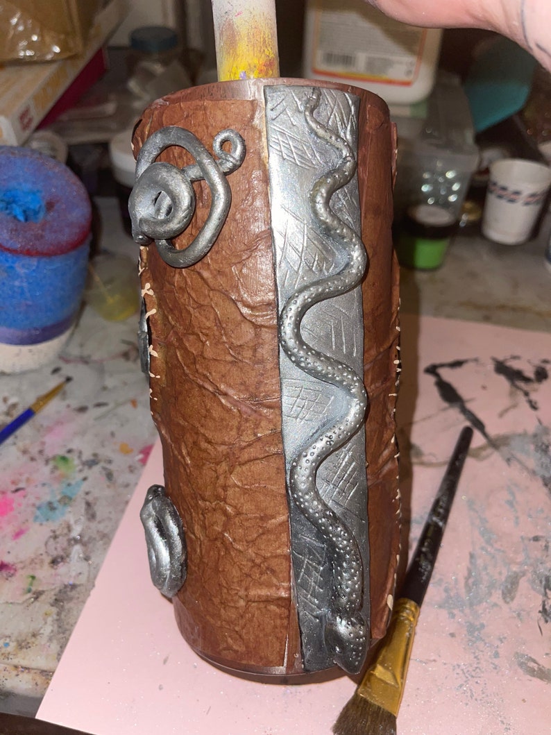 20oz Thick Creepy Spell-book Halloween 3D Tumbler - Etsy