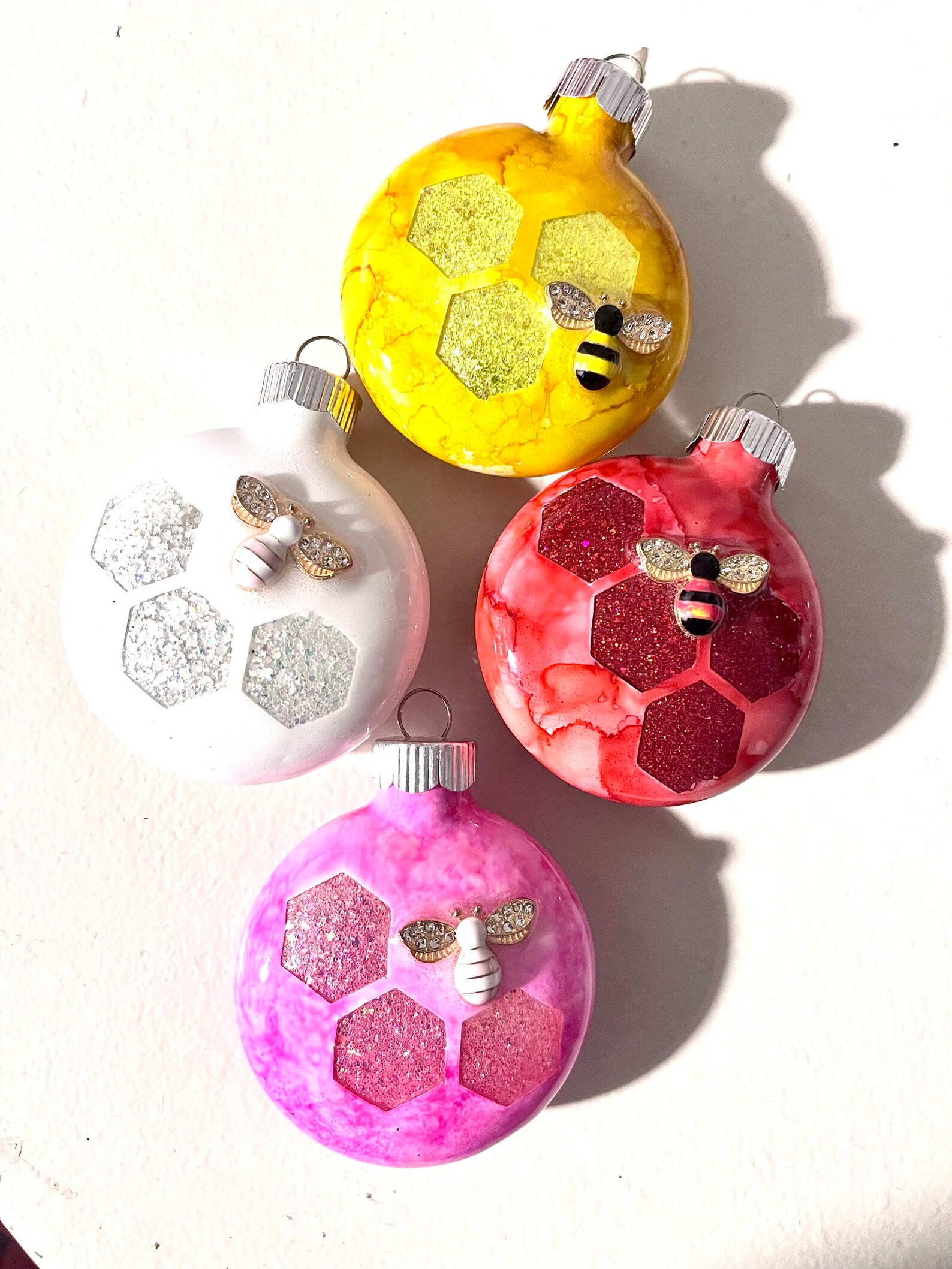 Honey Bee Christmas Holiday Tree Ornament - Etsy