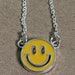 Sterling Silver Have A Nice Day Smiley Face Necklace Reversible - Etsy