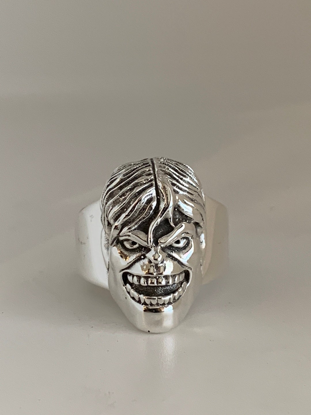Sterling Silver Hulk Ring - Etsy