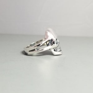 Sterling Silver Small Skull Ring - Etsy