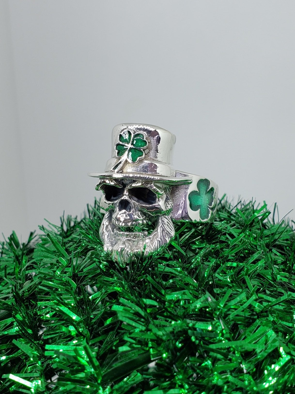 Sterling Silver Leprechaun Ring - Etsy