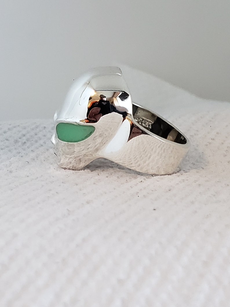 Sterling Silver Alien Ring - Etsy