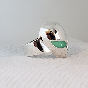 Sterling Silver Alien Ring - Etsy