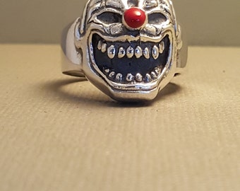 Sterling Silver Clown Ring | Etsy