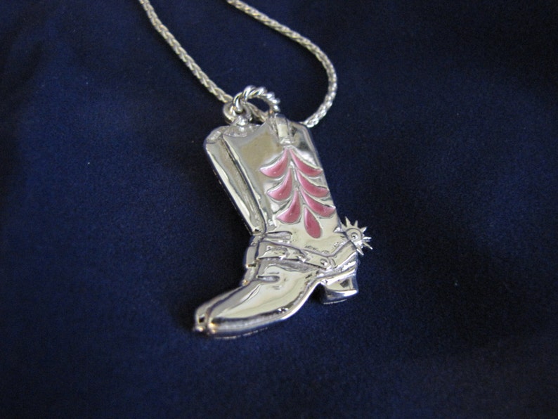 Sterling Silver Solid Custom Cowboy Boot With Sterling Silver - Etsy