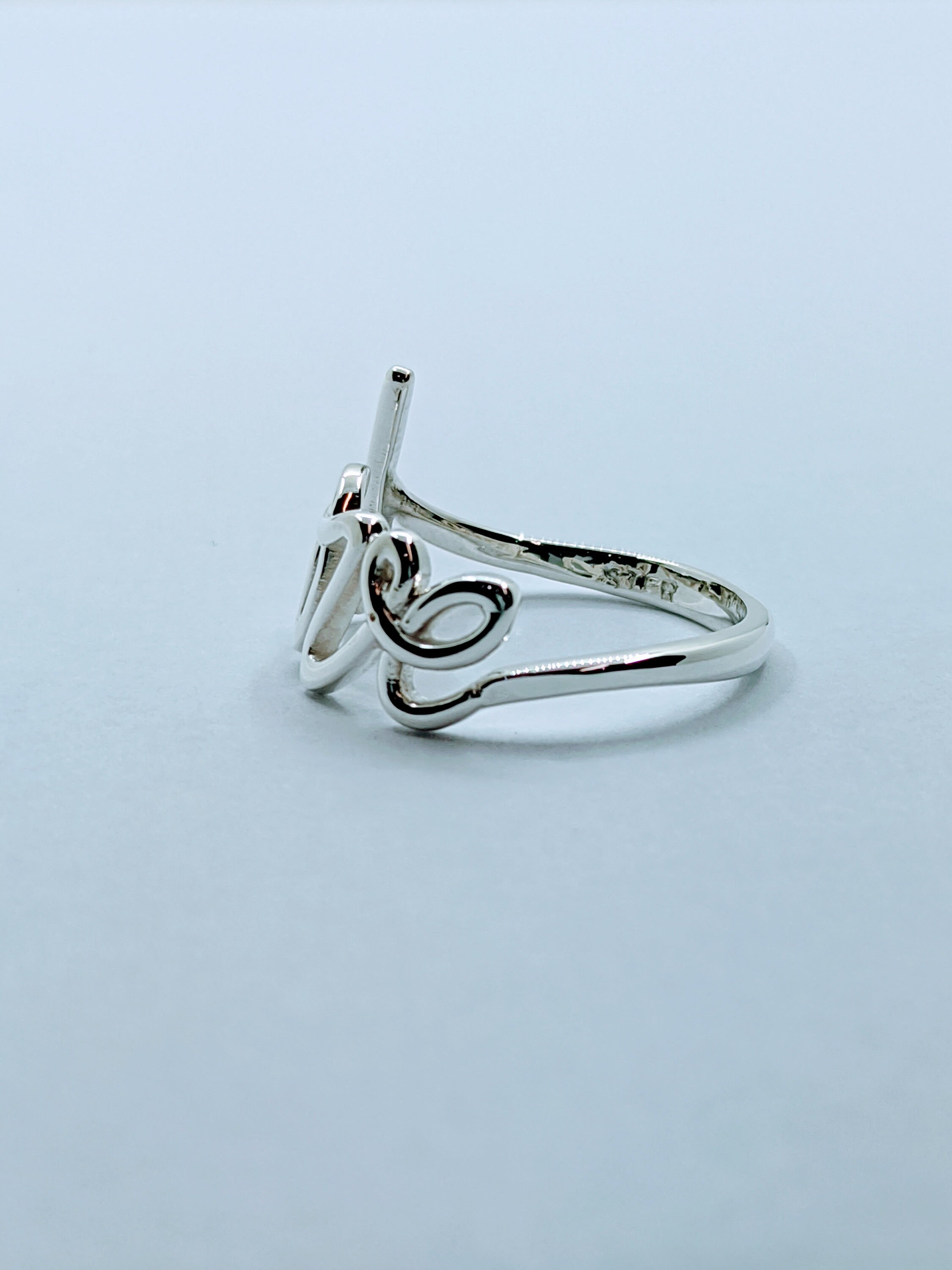 Sterling Silver Love Ring - Etsy