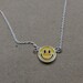 Sterling Silver Have A Nice Day Smiley Face Necklace - Etsy