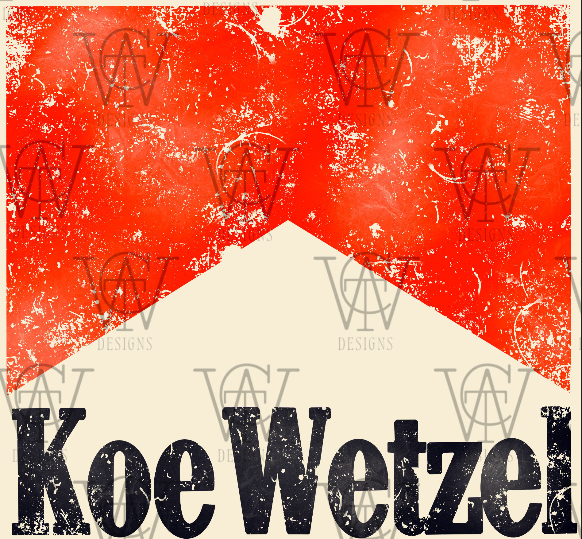 Koe Wetzel TWO PNG Files Distressed Koe Design Digital Download Koe PNG ...