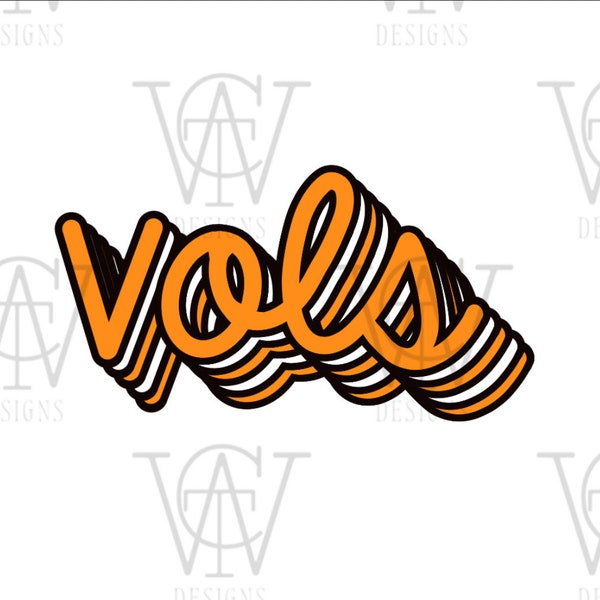 Go Vols Football Png - Etsy