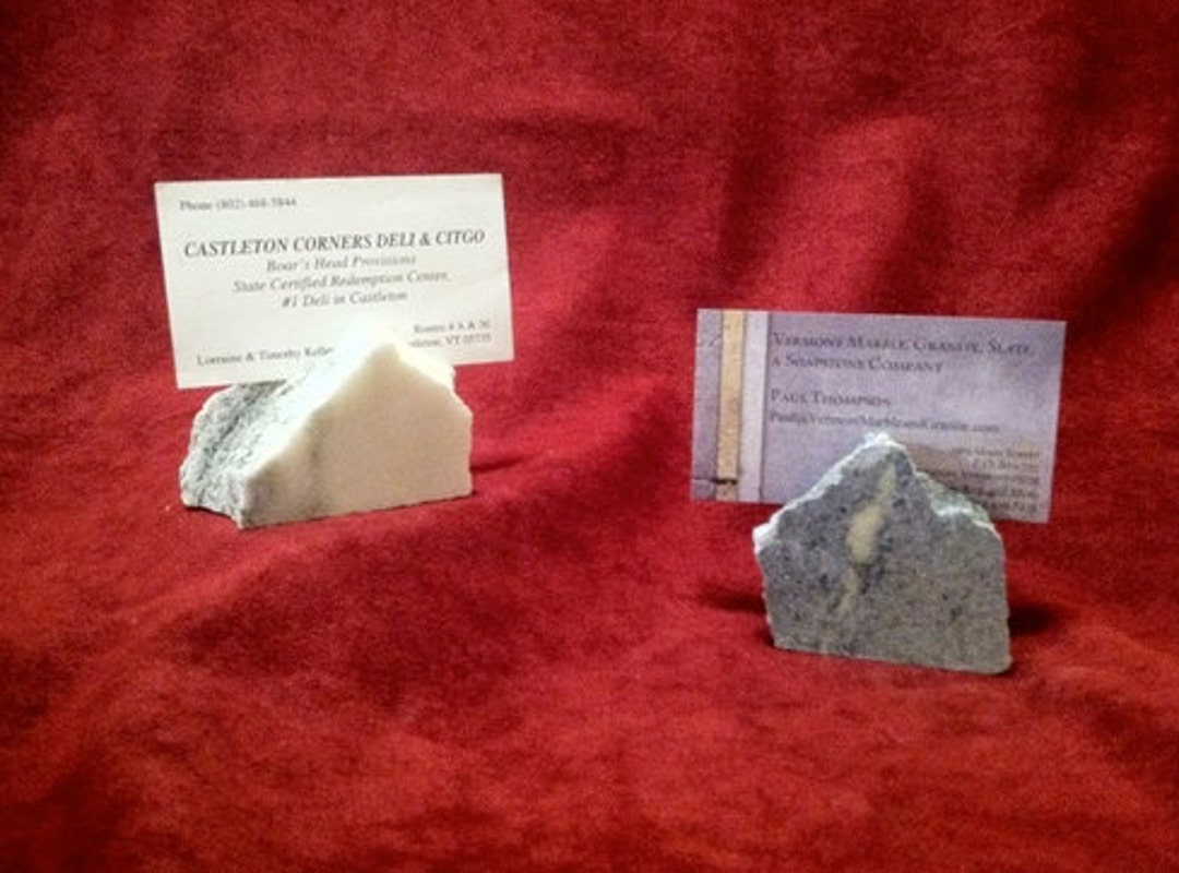 Business Card Holders Made of Stone - Etsy