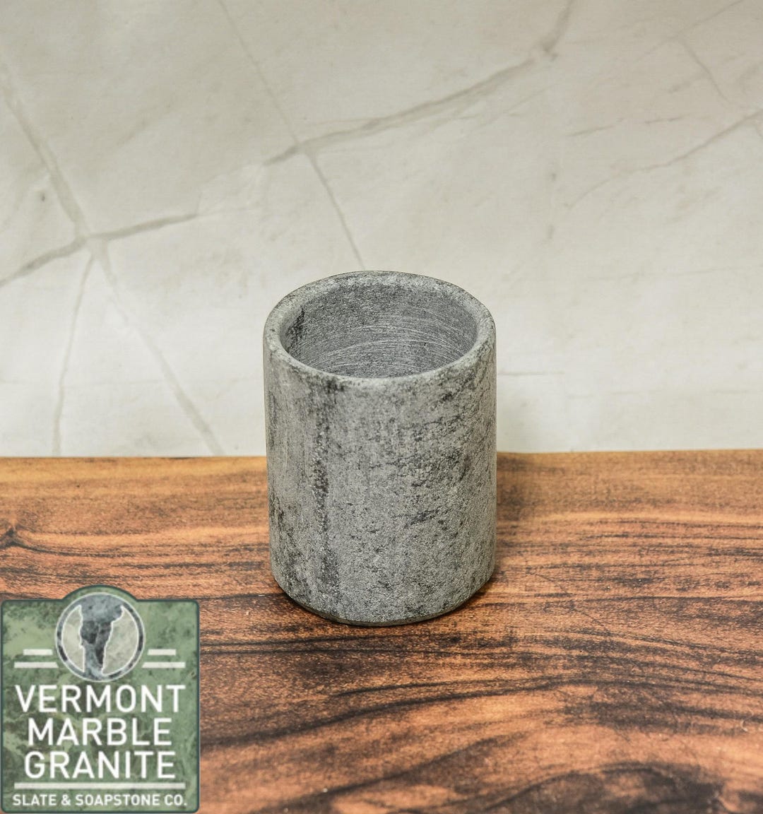 Stone Cups, Small Shot Glass and Larger Drink Cup Made of Soapstone - Etsy