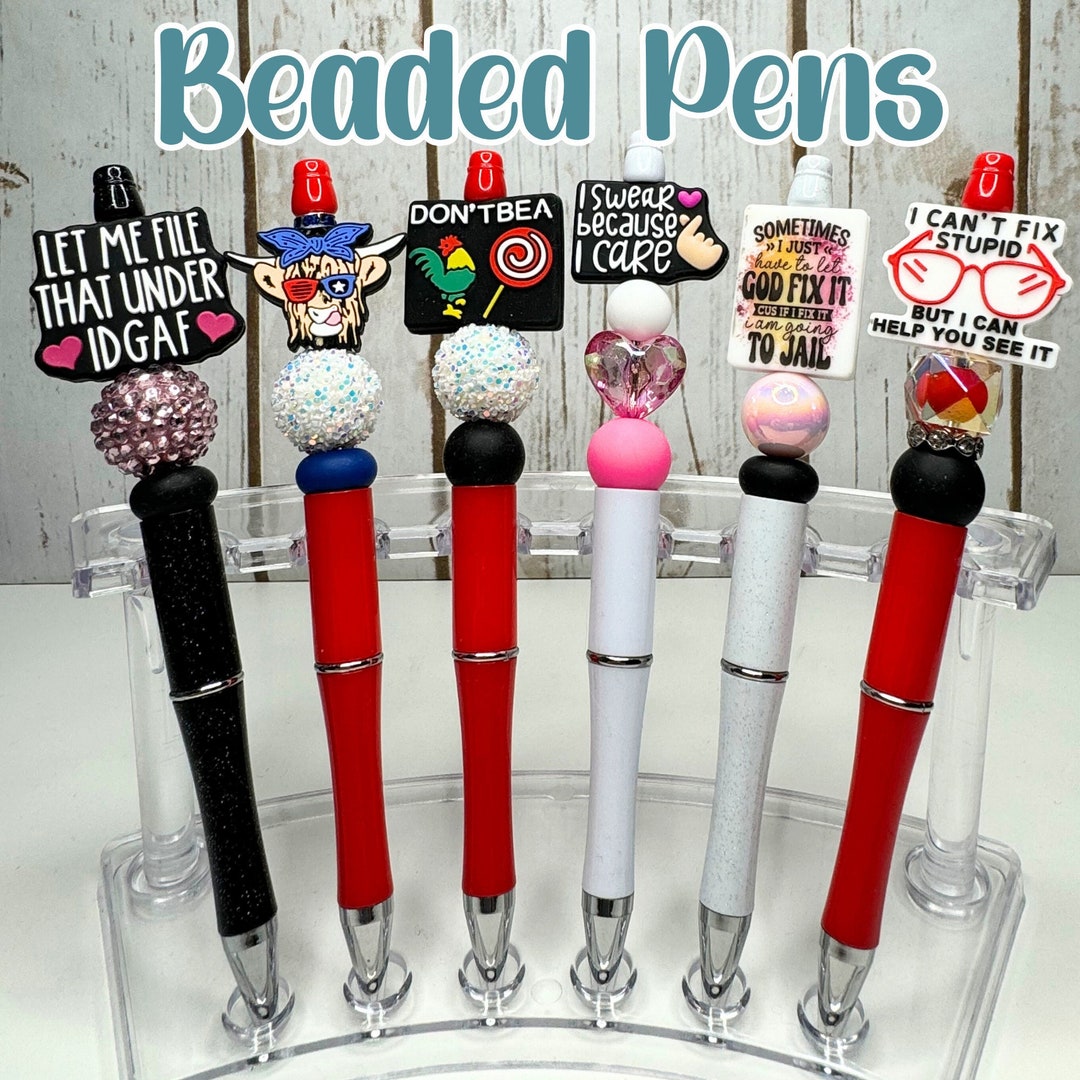 Beaded Pens Sassy and Sarcastic - Etsy