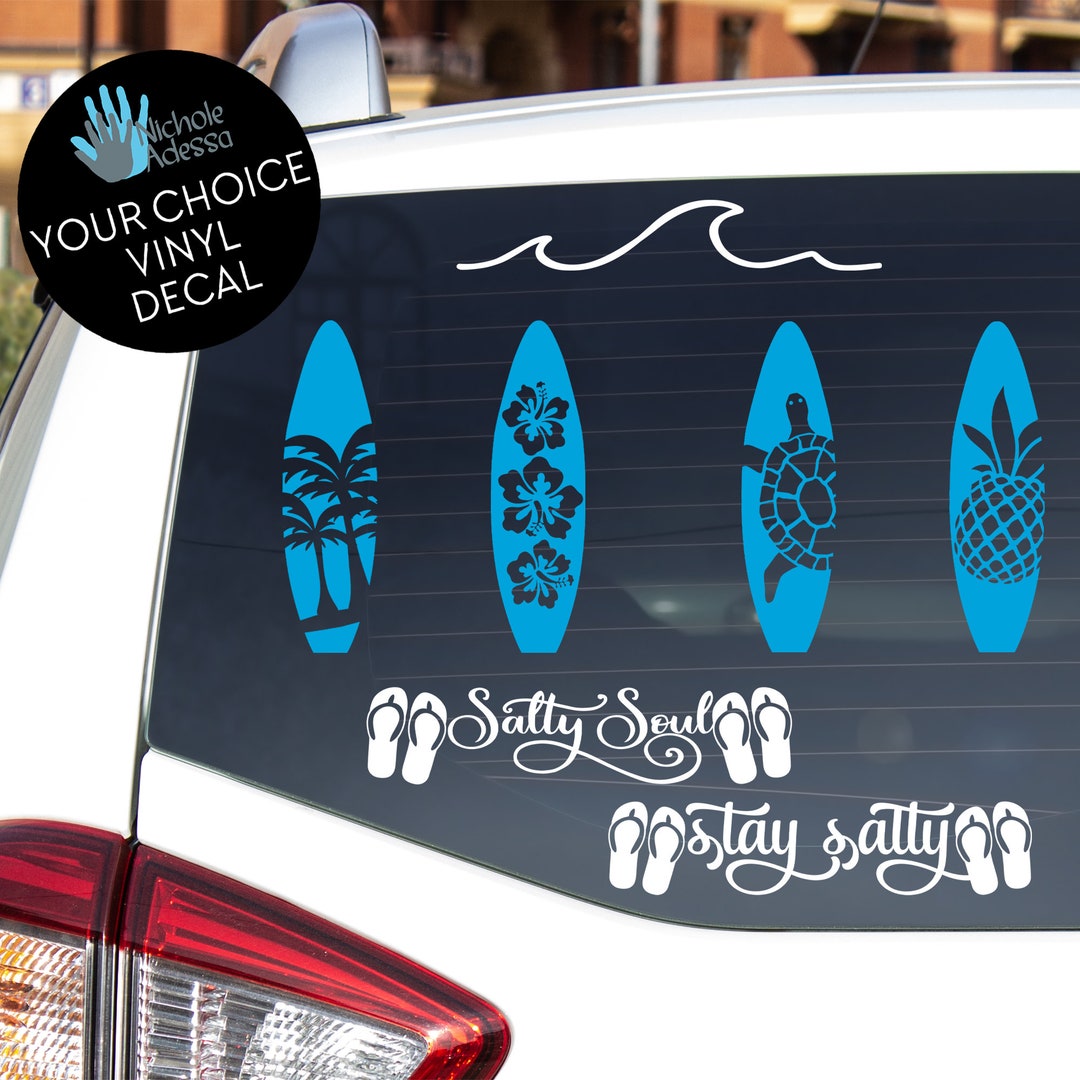 Surfer Vinyl Decal - Etsy